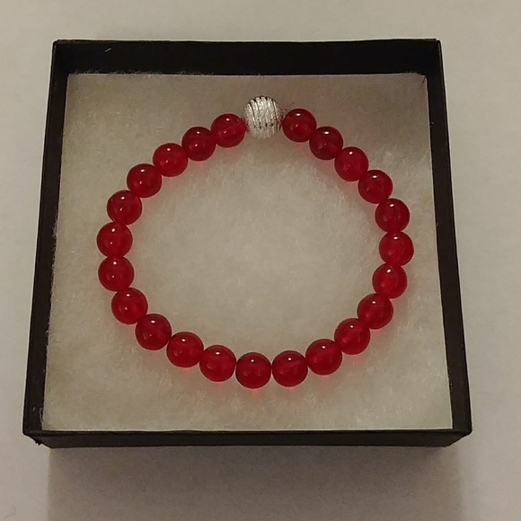 Jewelry | Cherry Red Crystal Bracelet | Poshmark